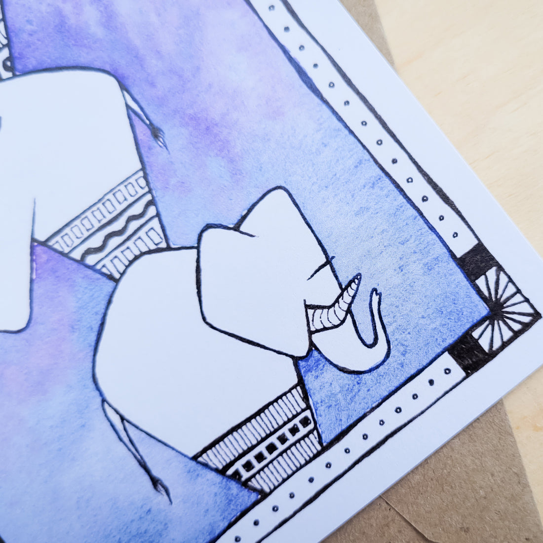 Greeting Card: Big Five Stack – The Happy Struggling Artist