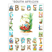 Personalised Animal Alphabet Poster – The Happy Struggling Artist